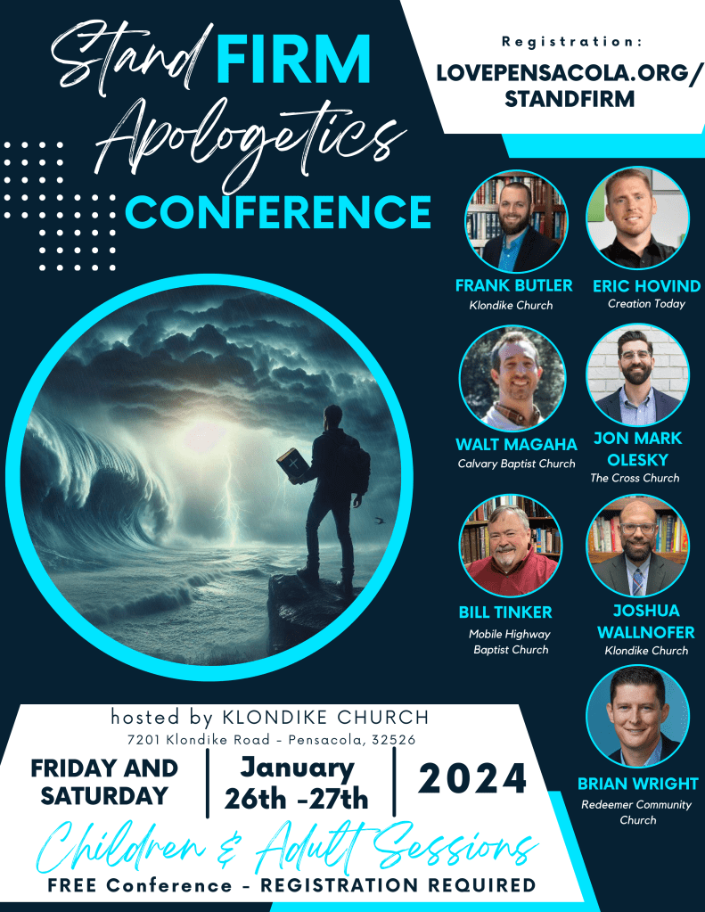 Stand Firm Apologetics Conference 2024 – KLONDIKE CHURCH